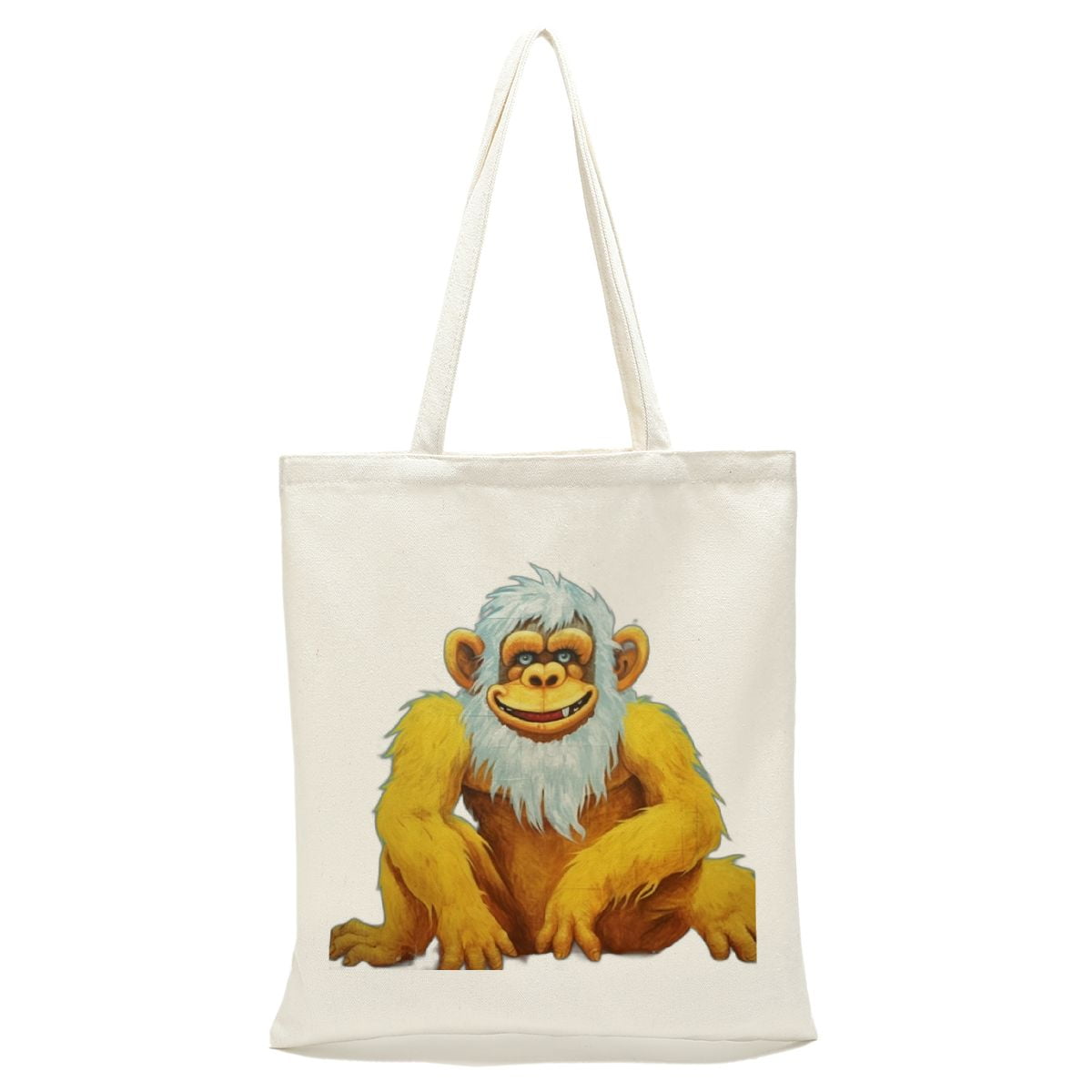 COMIO Christmas Cute Monkey Canvas Tote Bag Large Shoulder Bag For ...