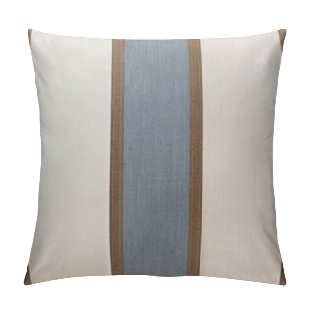 Coffee Brown Patchwork Lumbar Throw Pillow Cover Farmhouse Burlap ...