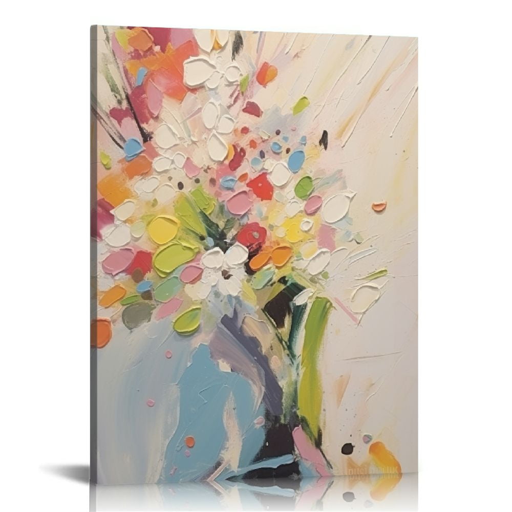 COMIO Colorful Oil Painting Wall Art Hand Painted Oil Painting Prints ...