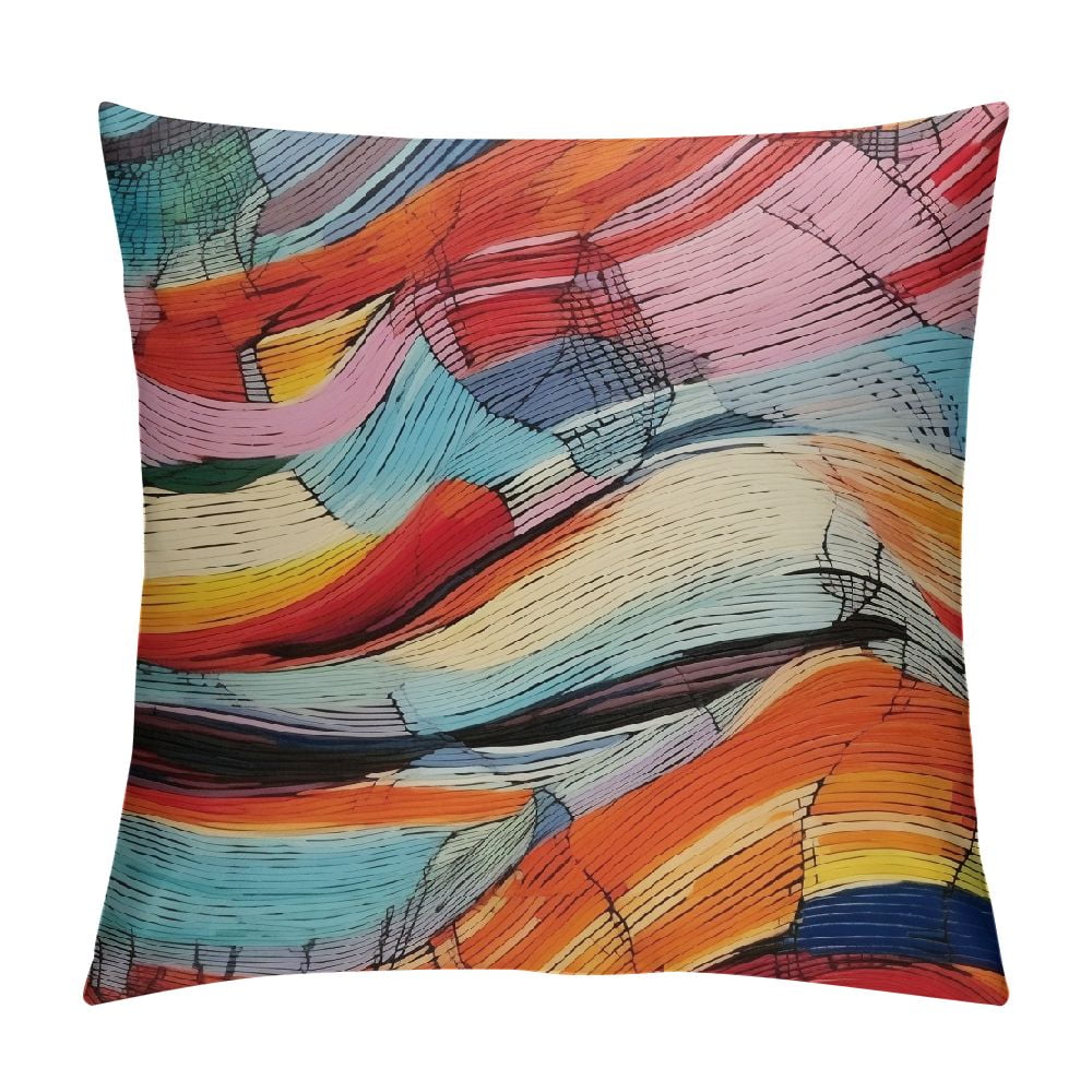 COMIO Colorful Pillow Covers,Colorful Throw Pillows,Boho Pillow Covers ...