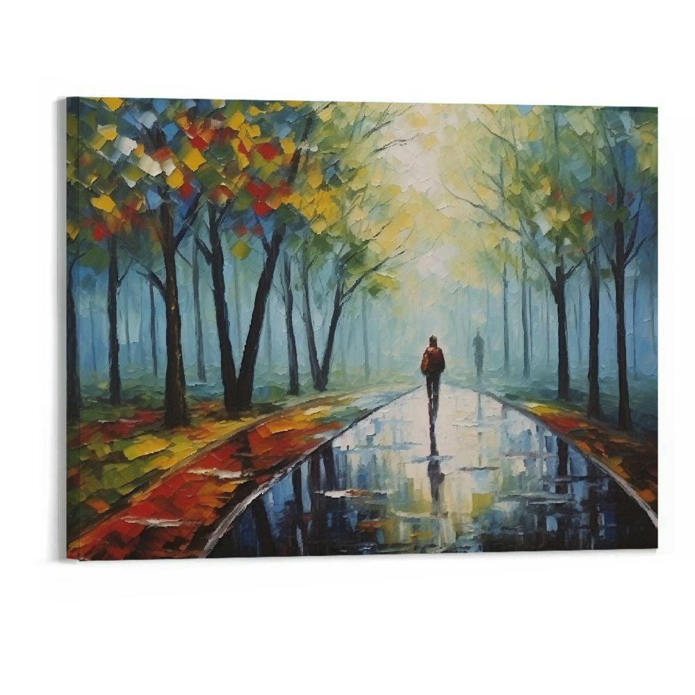 COMIO -Contemporary Landscape Abstract Oil Painting On Canvas Textured ...