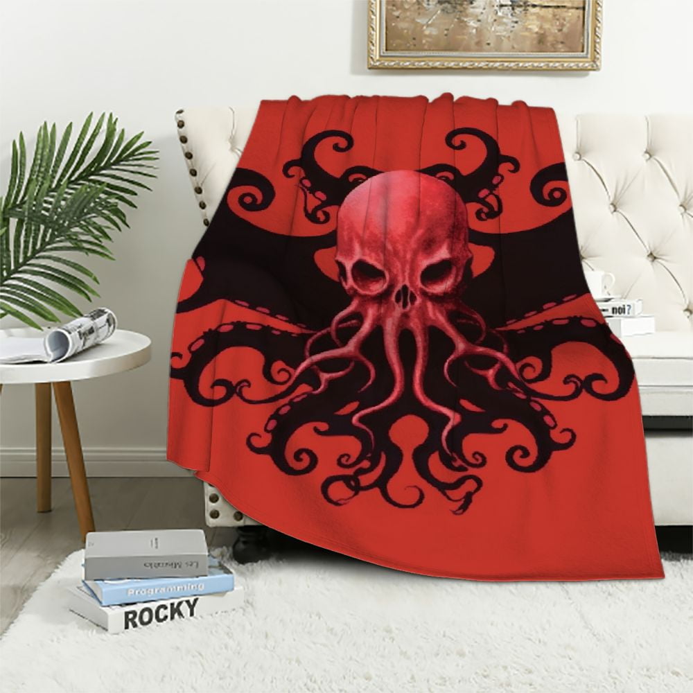 COMIO Cool Cthulhu Soft Cozy Throw Blanket Lightweight Fuzzy Picnic ...