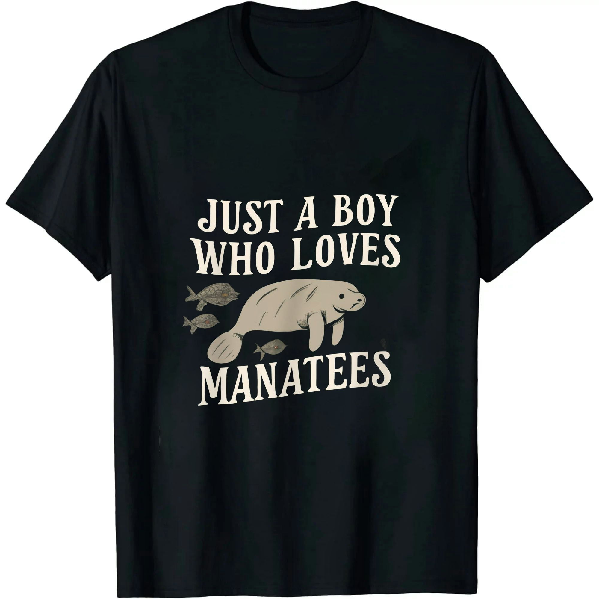COMIO Cool Manatee For Boys Sea Cow Save The Manatees Ocean T-Shirt ...