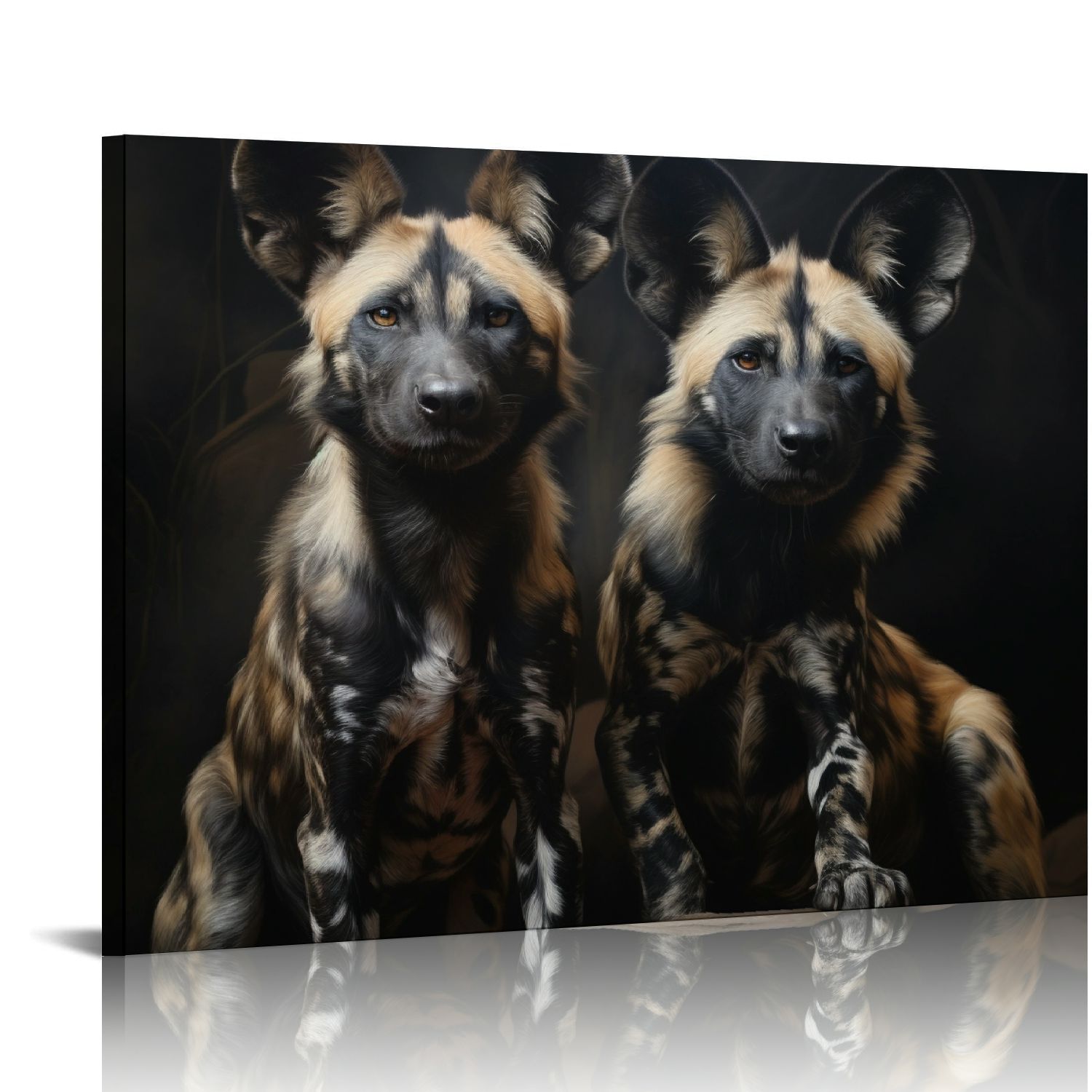 COMIO Country Farmhouse Donkey Canvas Pictures Prints Funny Animal Wall ...