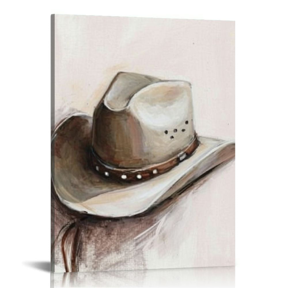COMIO Cowboy Wall Decor Canvas Wall Art Rustic Western Room Decor ...