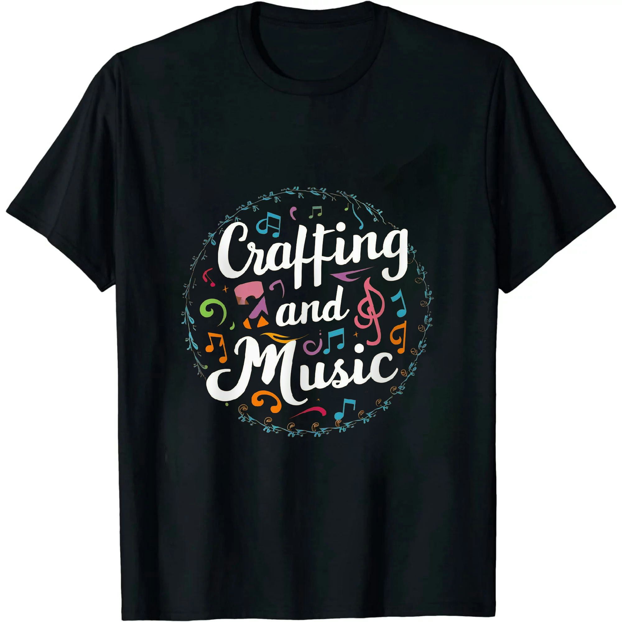 COMIO Crafting and Music Notes Musician Scrapbooking Premium T-Shirt ...