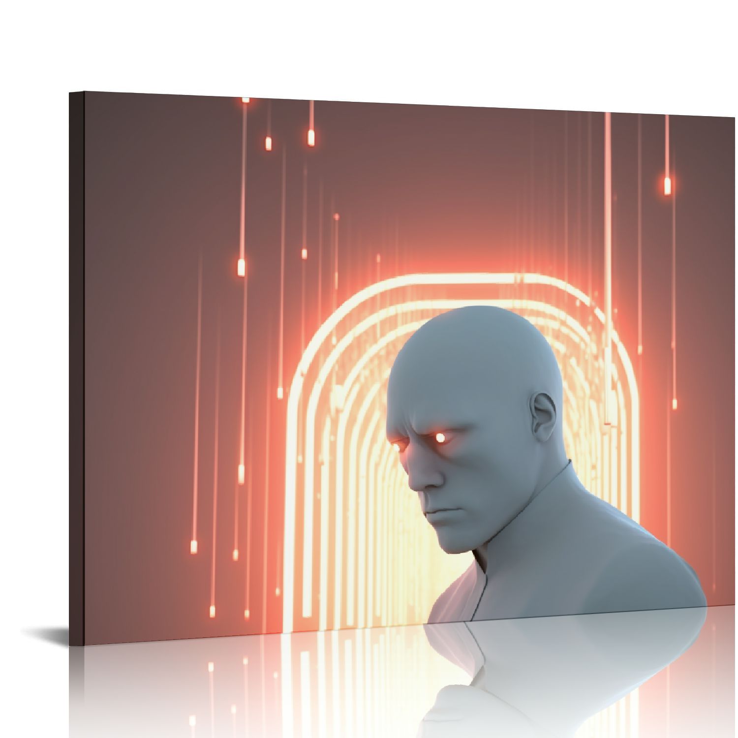 COMIO Crying Poster Canvas Prints Wall Art For Home Office Gym ...