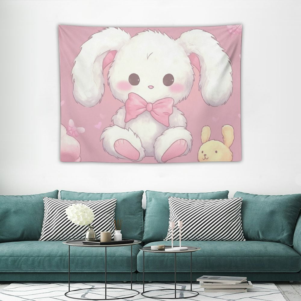 COMIO Cute Cartoon Tapestry Kawaii Tapestry Room Decor Aesthetic Cute ...