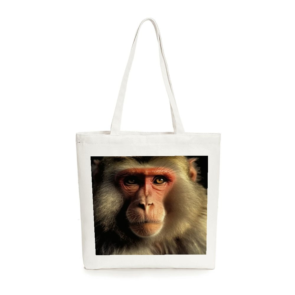 COMIO Cute Monkey Tote Bag Canvas Tote - Walmart.com