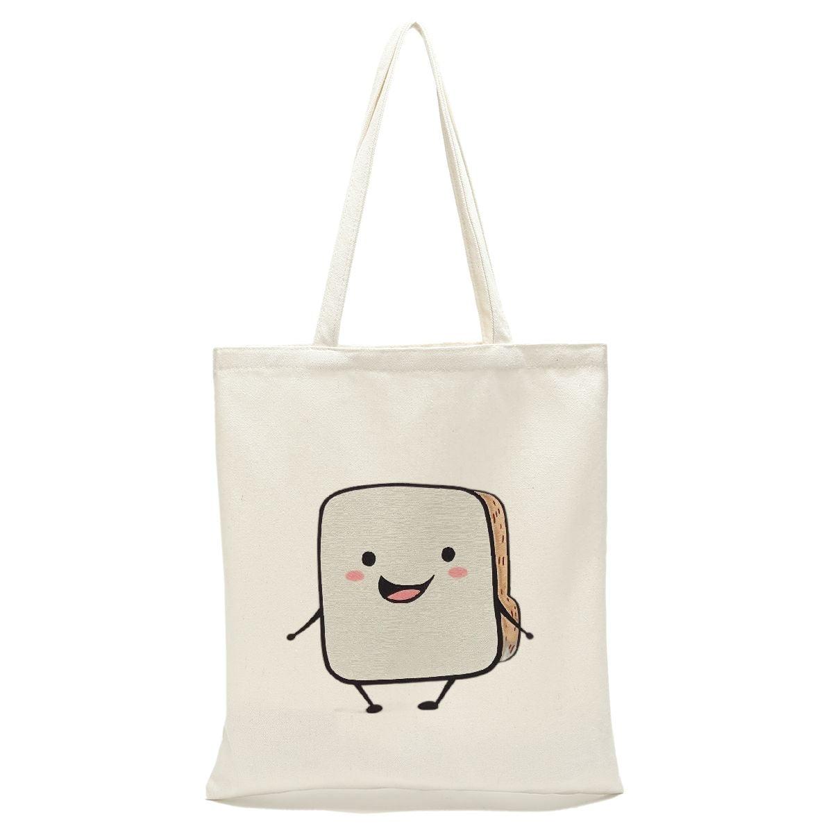 COMIO Cute Tote Bag Bread Canvas Bag for Women Funny Graphic Tote Bag ...