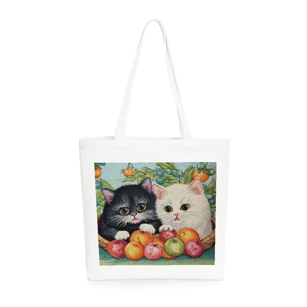 COMIO Cute Tote Bag Woman Shoulder Top-Handle Bags Canvas Bag Closure ...