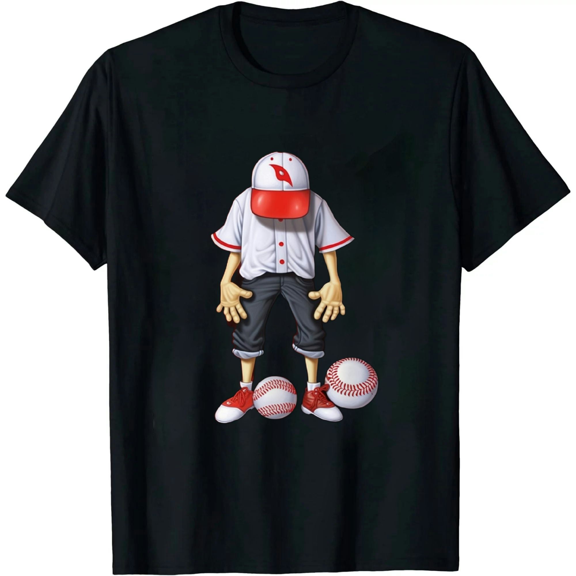 COMIO Dabbing Baseball Dad Men Players Catcher Pitcher T-Shirt ...