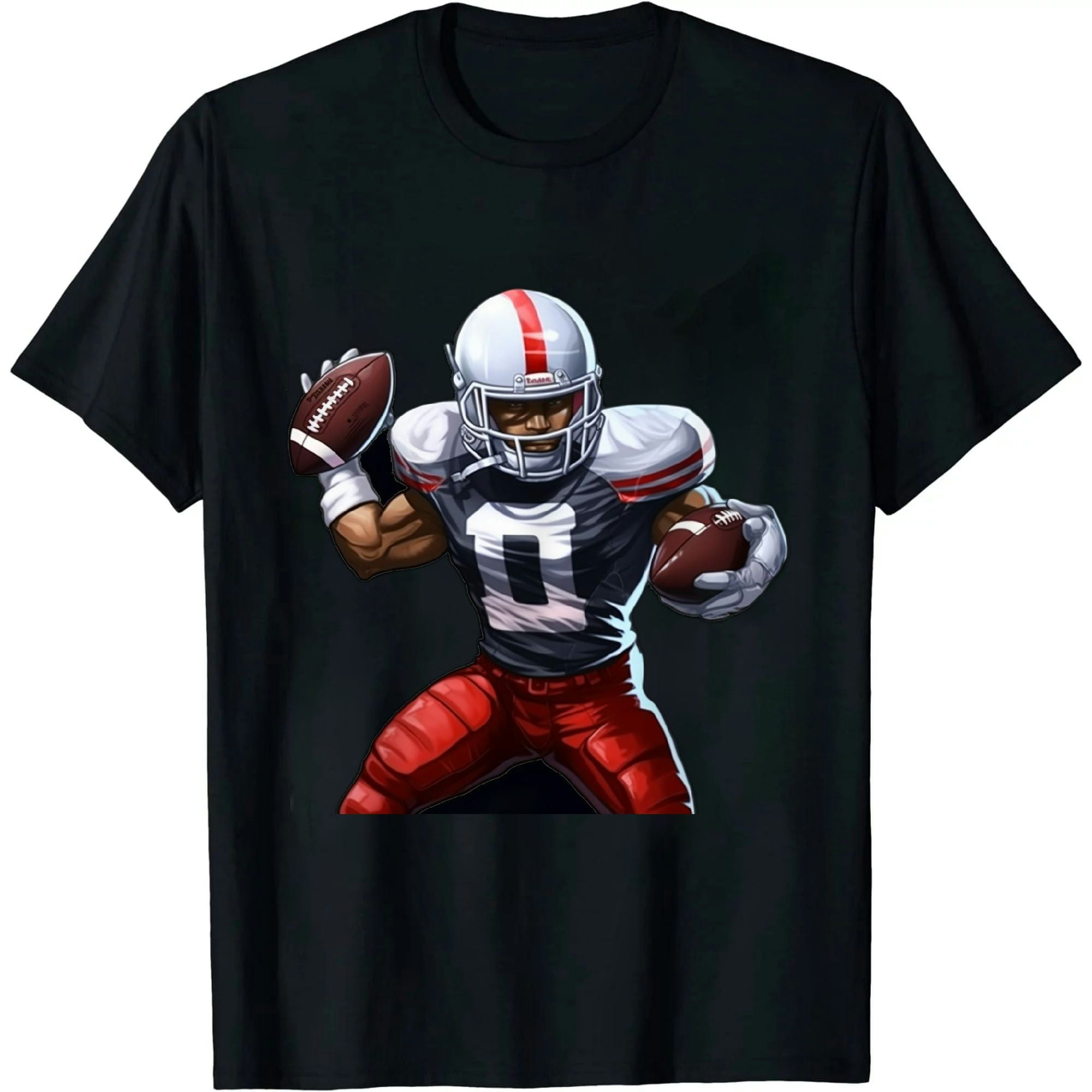 COMIO Dabbing Football Player Men Sports Funny Dab Dance T-Shirt ...