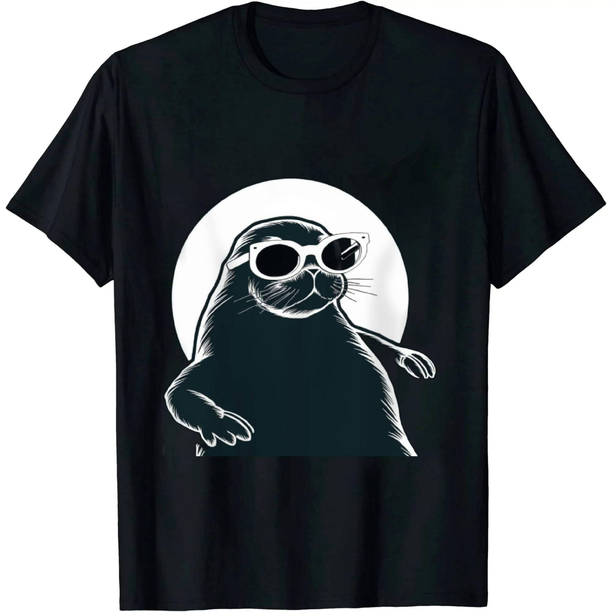 COMIO Dabbing Seal Dancing Seal Cute Seals T-Shirt - Walmart.com