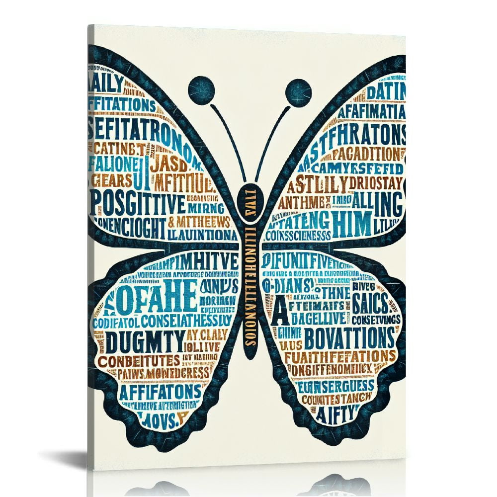 COMIO Daily Affirmation Wall Decor Art Aesthetic Trendy Funky Retro ...