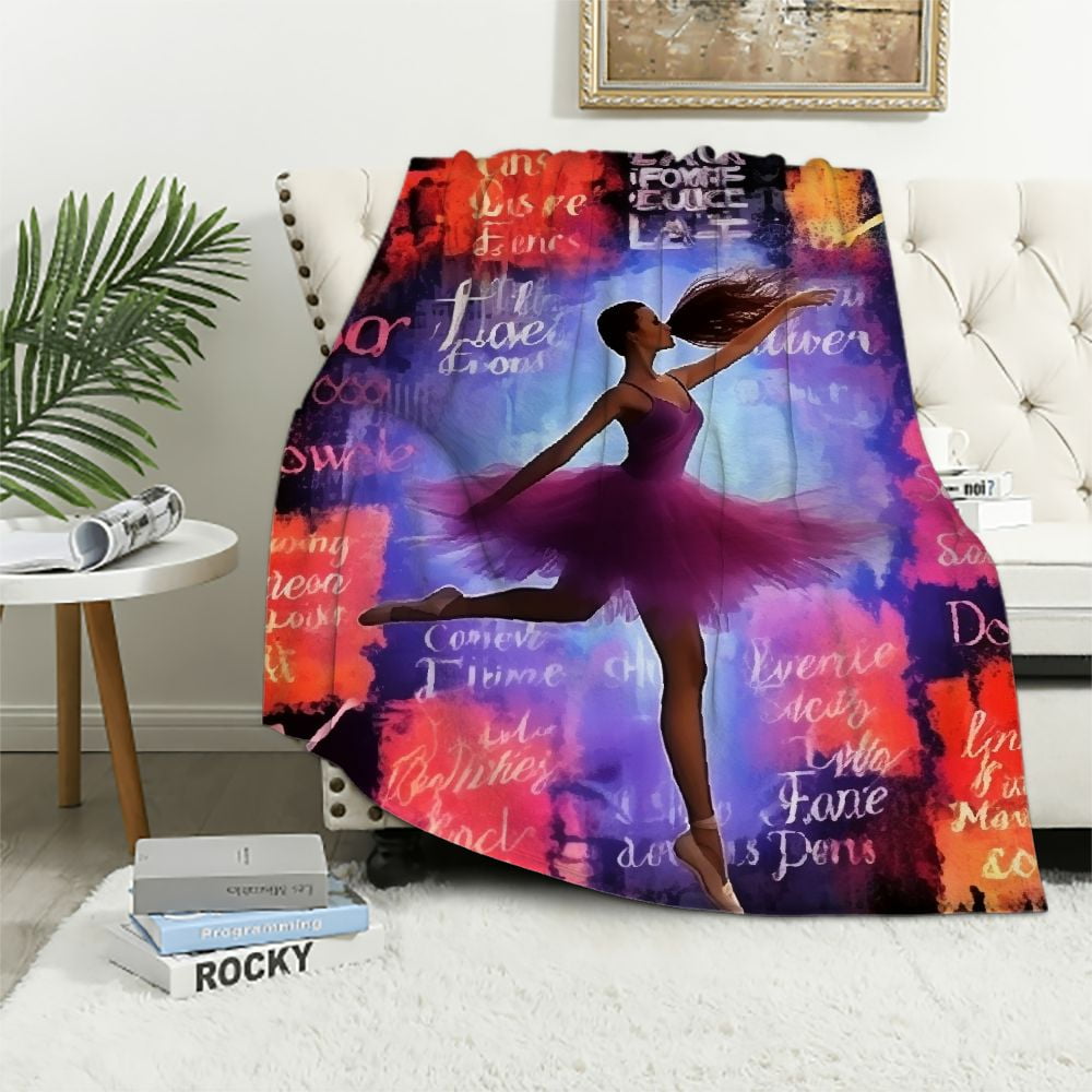 COMIO Dancer Gifts Blanket, Dance Gifts for Girls, Dance Recital Gifts ...
