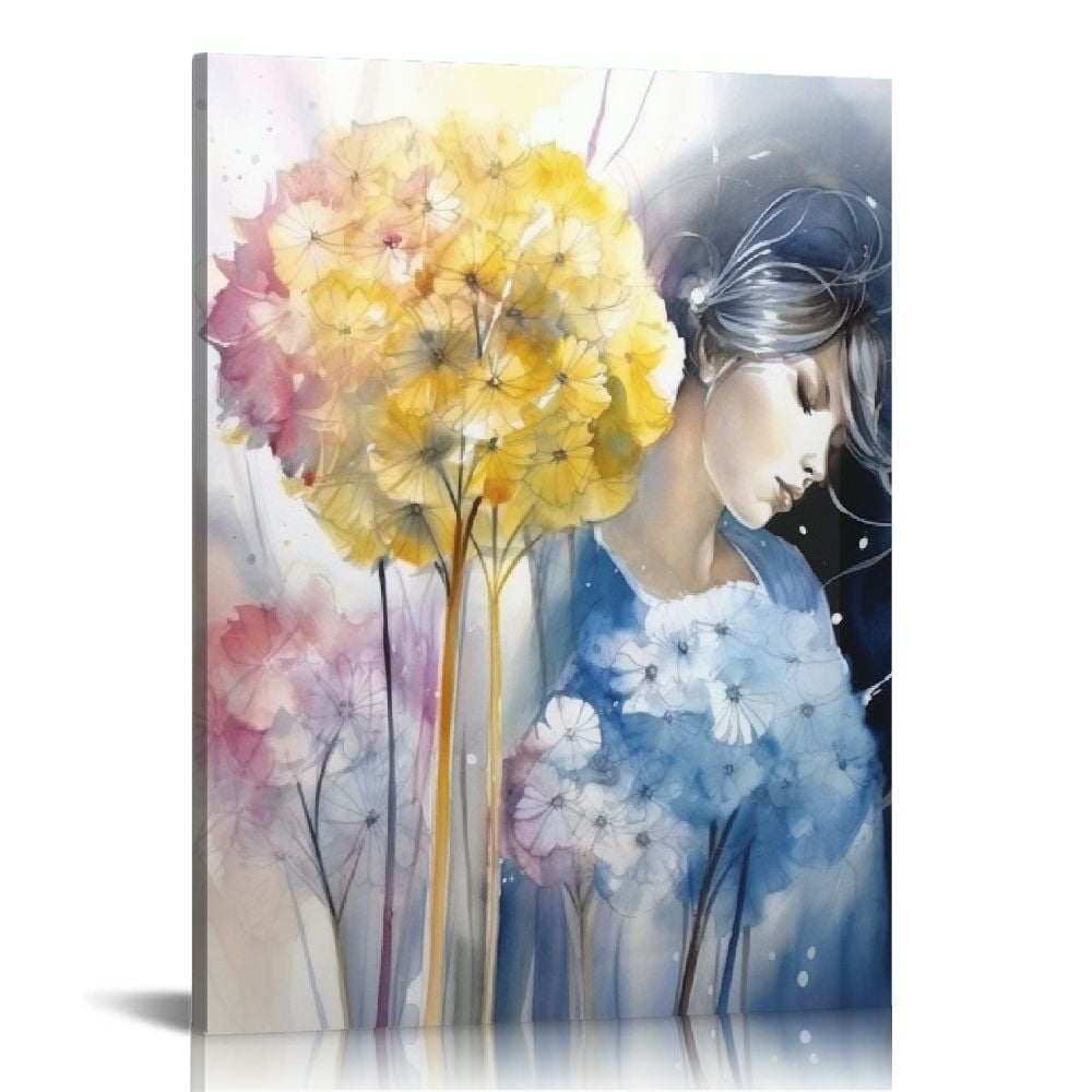 COMIO Dandelion Canvas Wall Art, Colorful Dandelion Prints Pictures for ...