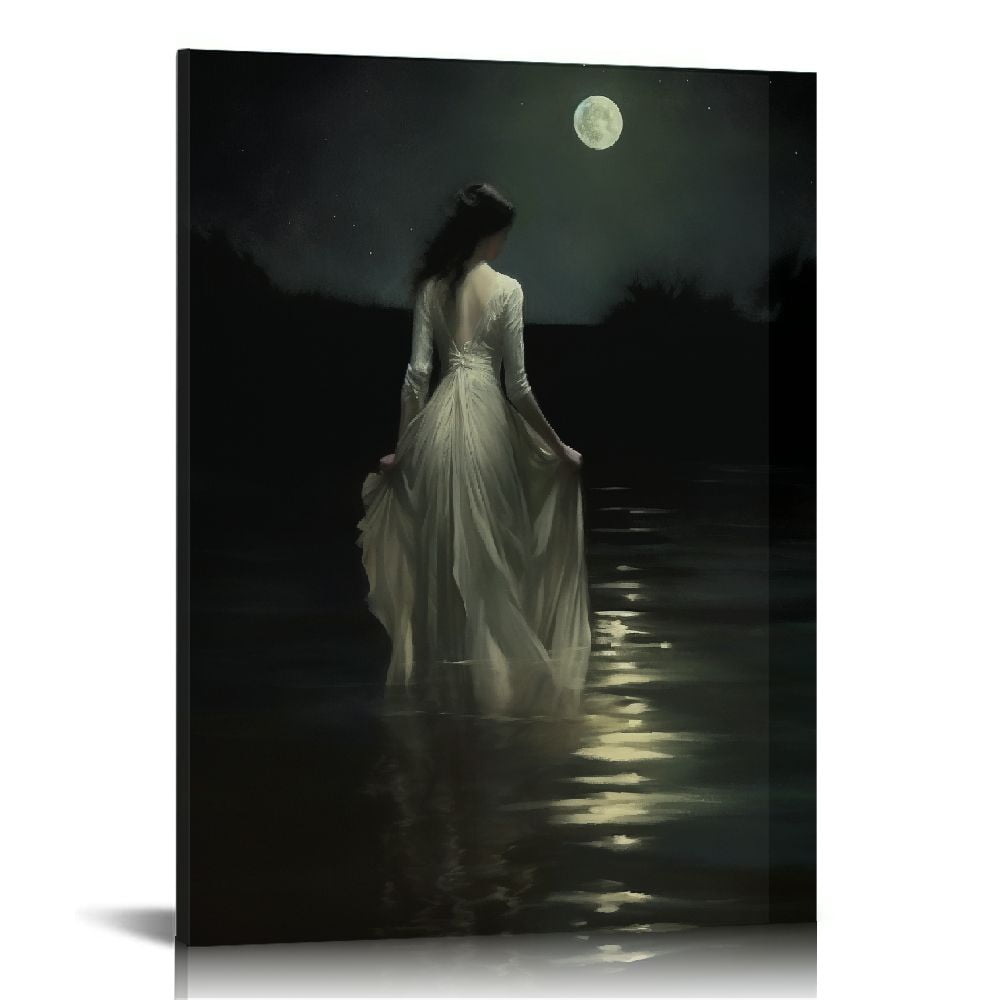 COMIO Dark Academia Wall Art Prints Vintage Lake Poster Goth Wall Art ...