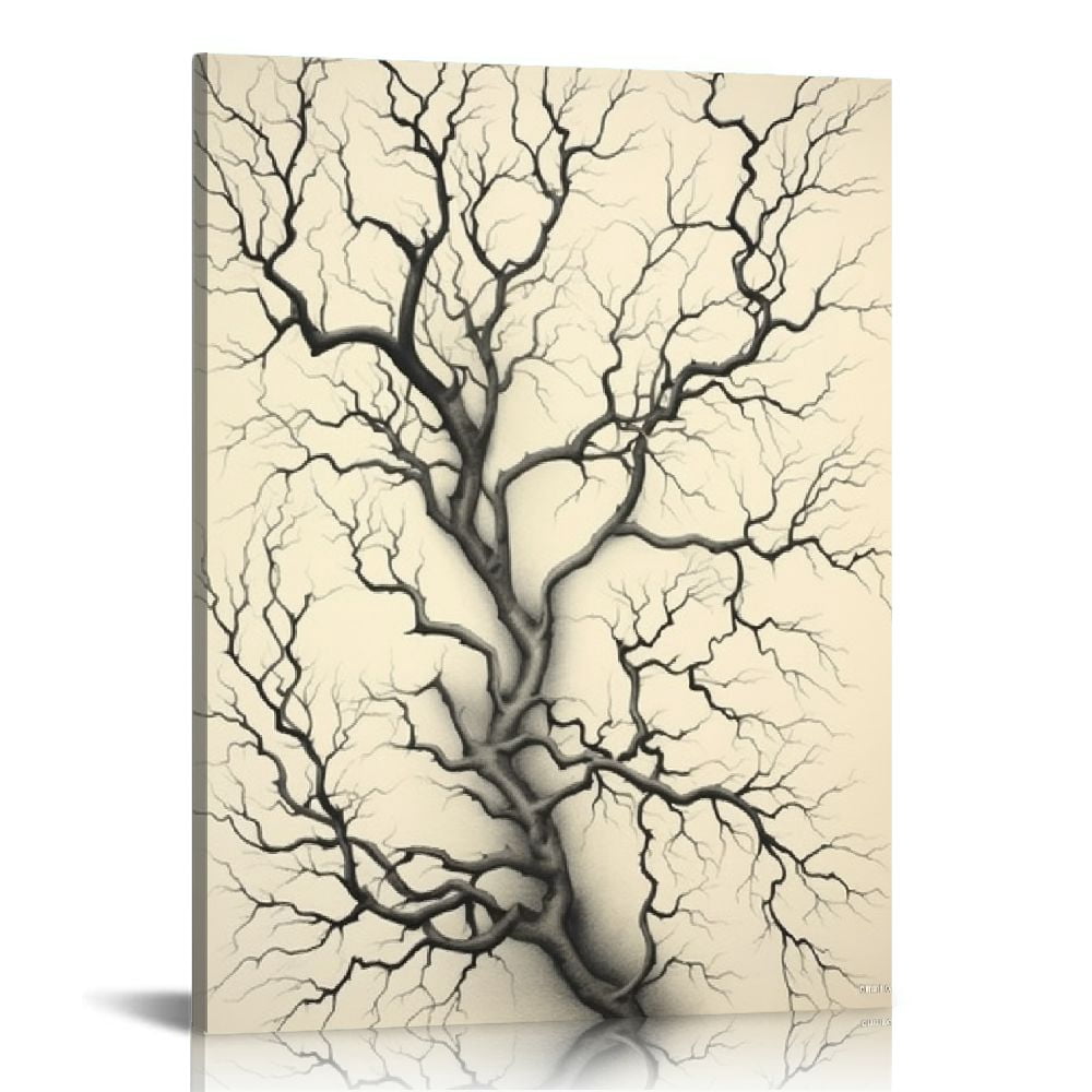 COMIO Dead Tree Wall Art Canvas Printing, Natural Landscape Images ...