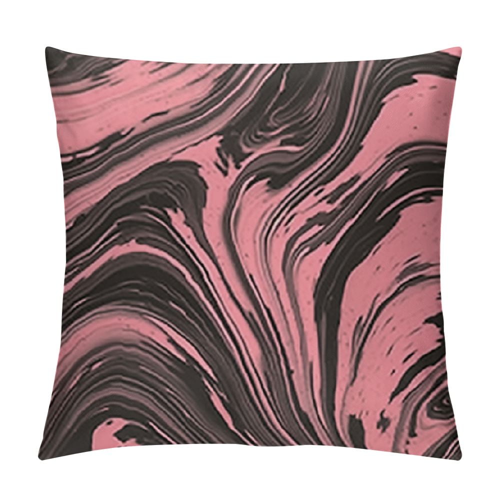 COMIO Decorative Lumbar Pillow Cover Soft Abstract Water Effect ...