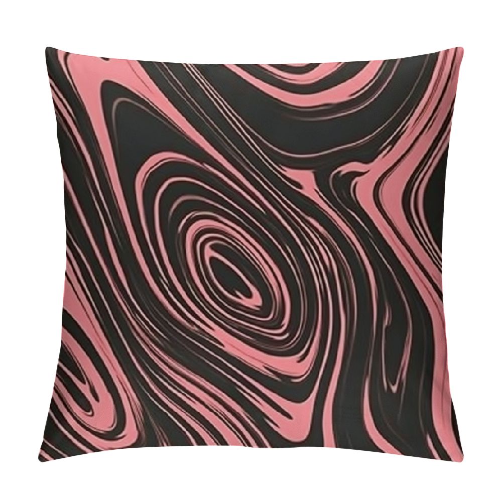 COMIO Decorative Square Throw Pillow Cover Abstract Water Effect ...
