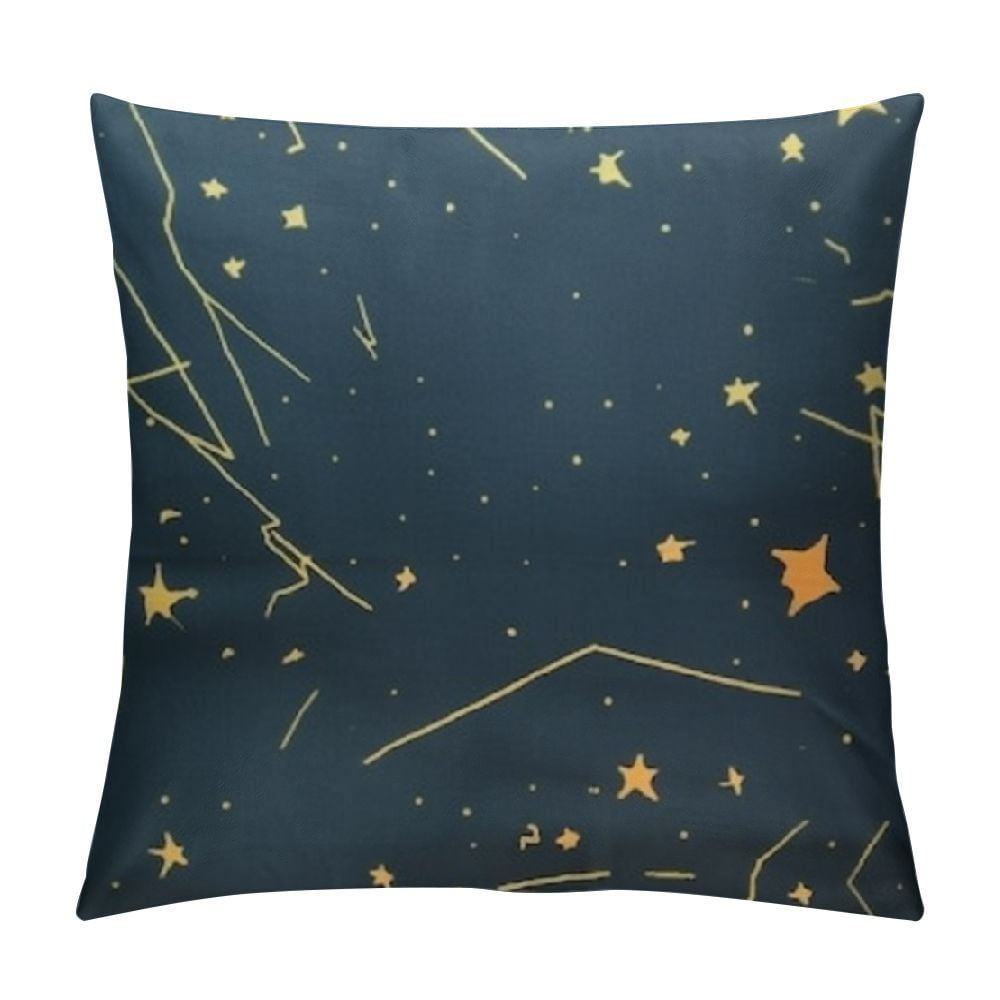 COMIO Decorative Throw Pillow Cover for Couch Sofa,Space Blue with ...