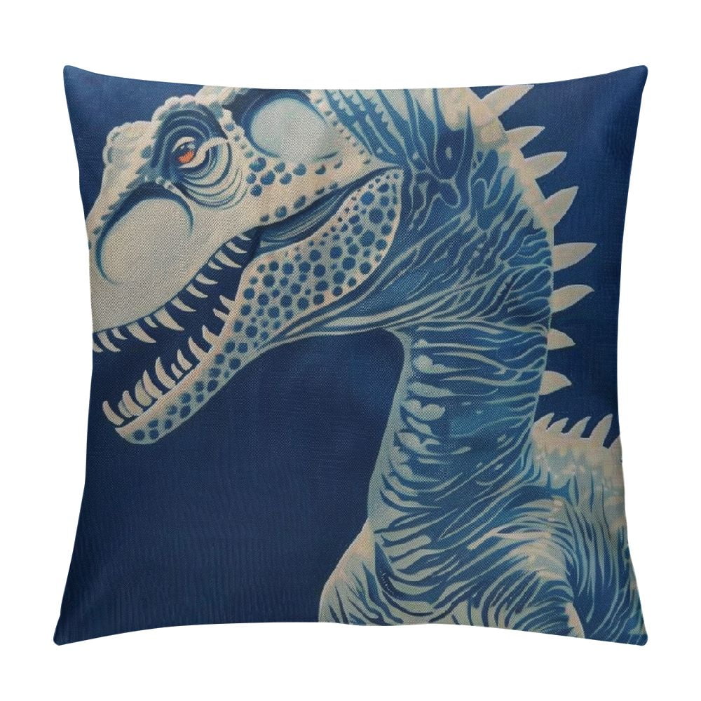 MLJA Decorative Throw Pillow Cover for Couch Sofa,Prehistoric ...