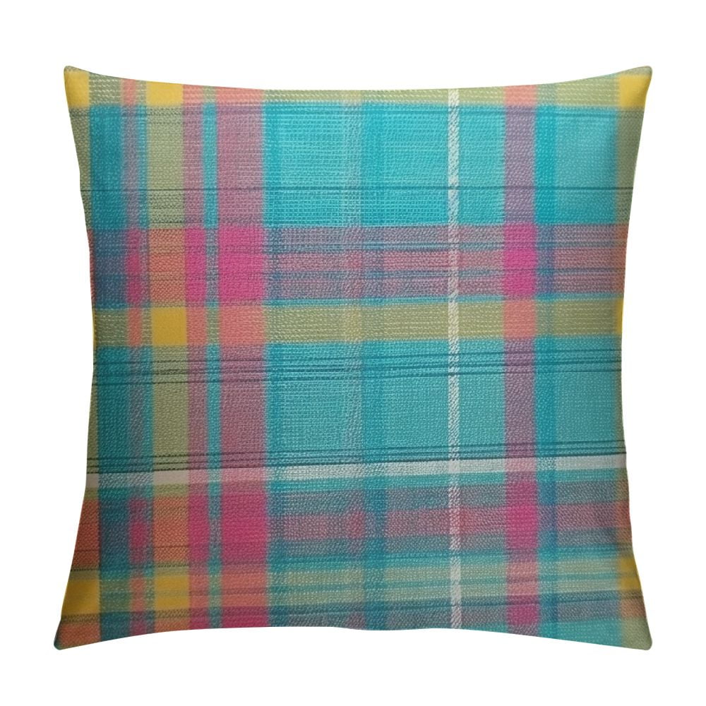 COMIO Decorative Throw Pillow Covers Diagonal Blue Celtic Turquoise ...