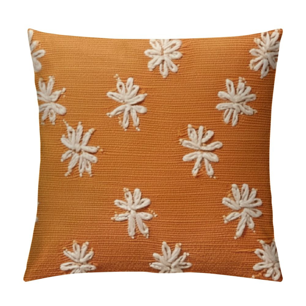 QZHH Decorative Throw Pillow Covers Rhombic Jacquard Pillowcase Soft ...