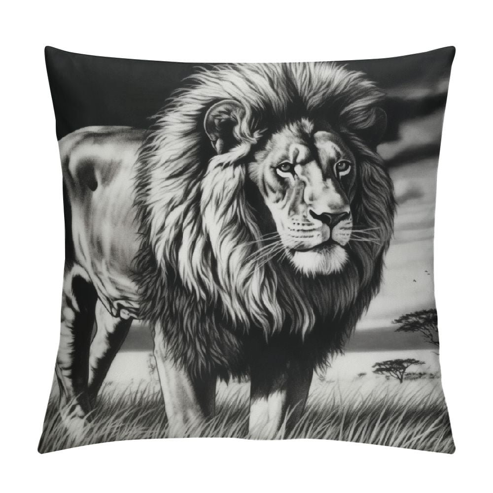 COMIO Decorative Throw Pillow Covers, Square Cushion Case Soft Comfy ...