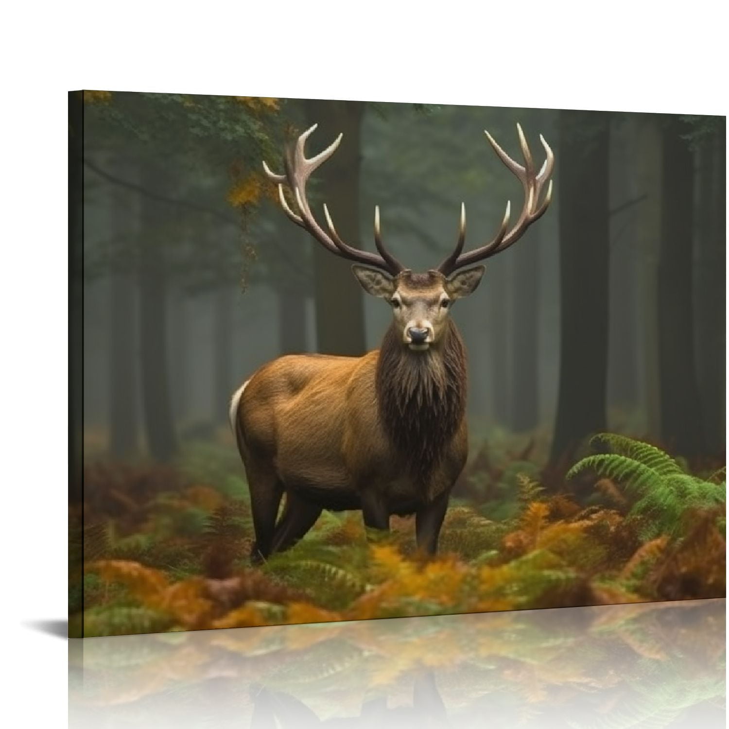 COMIO Deer Canvas Pictures Wall Art, Animal Prints Photography Poster ...