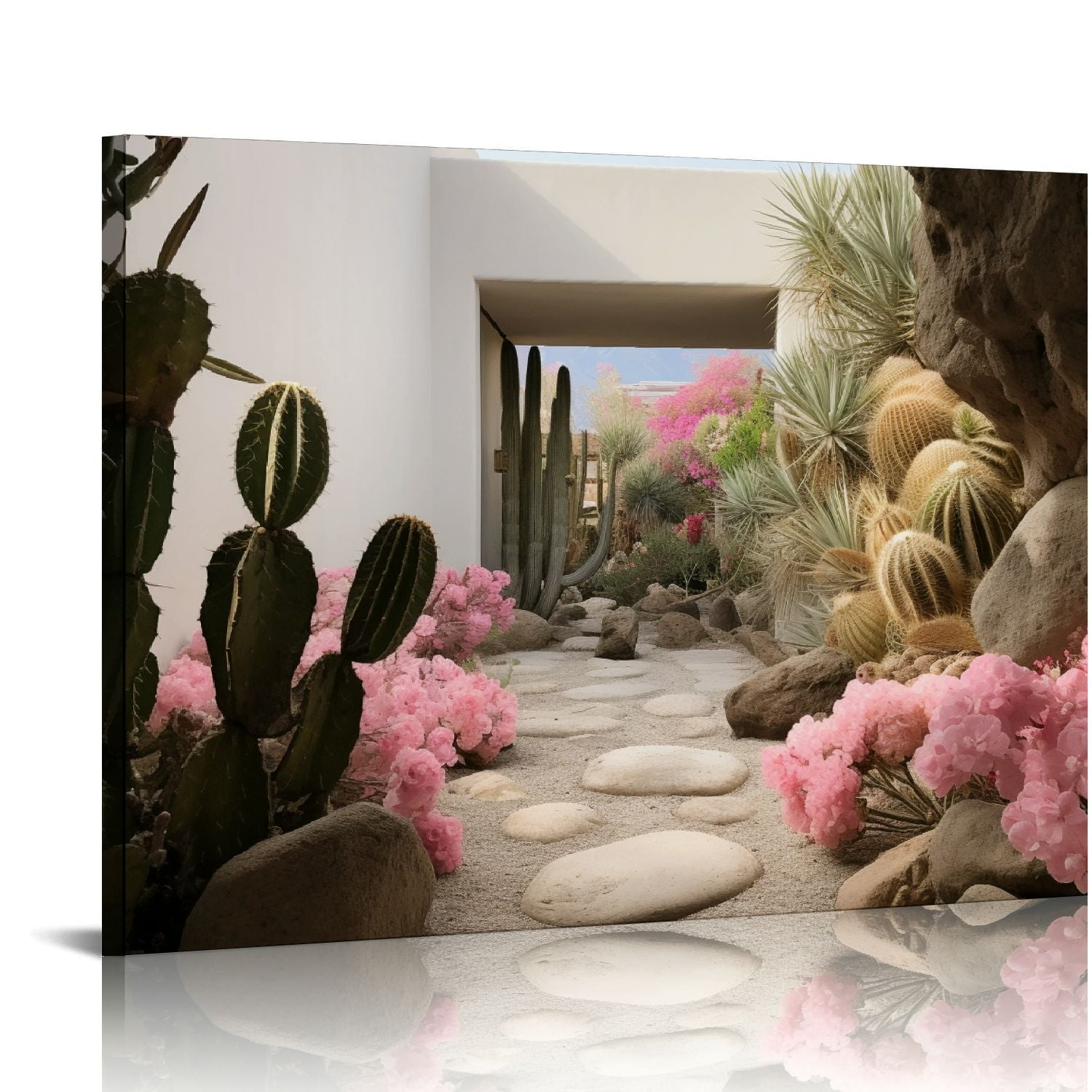 COMIO Desert Wall Art, Cactus Desert Wall Decor Prints, Nature ...
