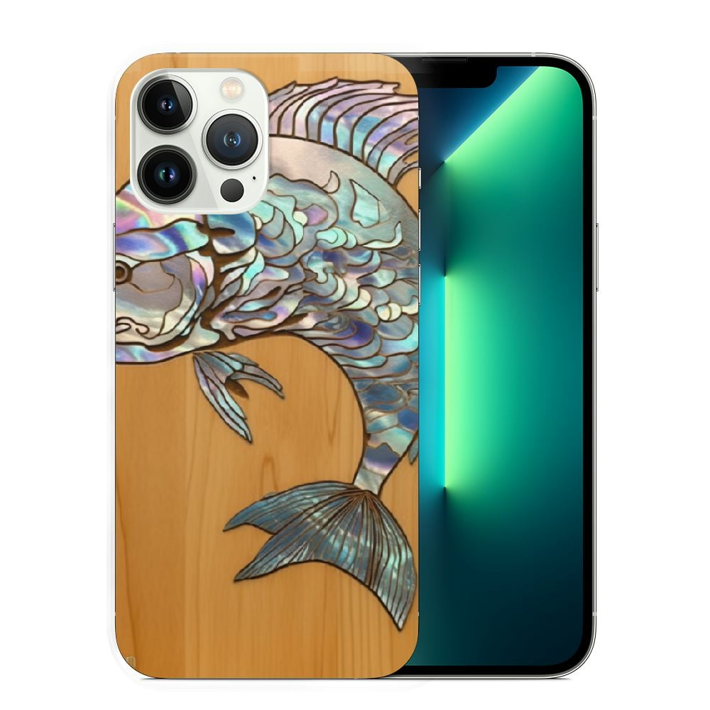 COMIO Designer Wooden Protective Case for iPhone 15 Magnetic Case Cover ...