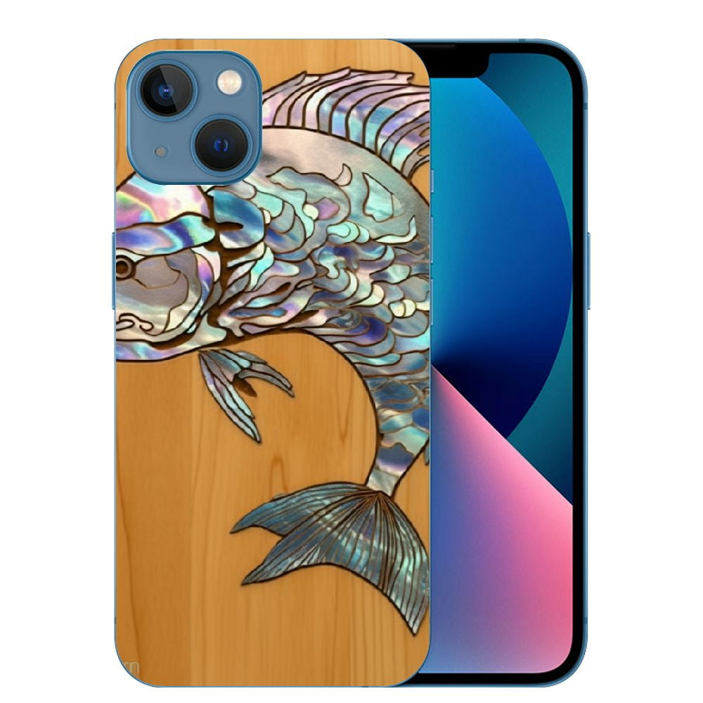 COMIO Designer Wooden Protective Case for iPhone 15 Magnetic Case Cover ...