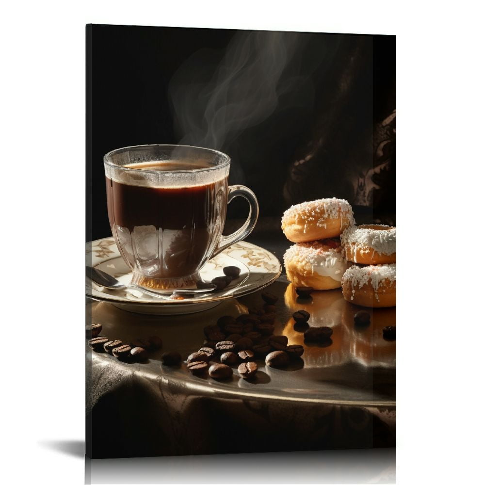 COMIO Dining Room Kitchen Canvas Wall Art, Modern Coffee Canvas Art for ...