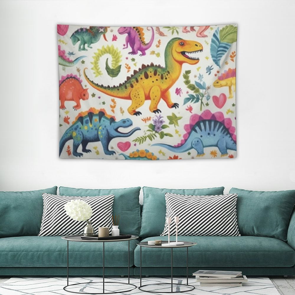 COMIO Dinosaur Tapestry Cute Cartoon Dino Tapestry Wall Hanging for ...