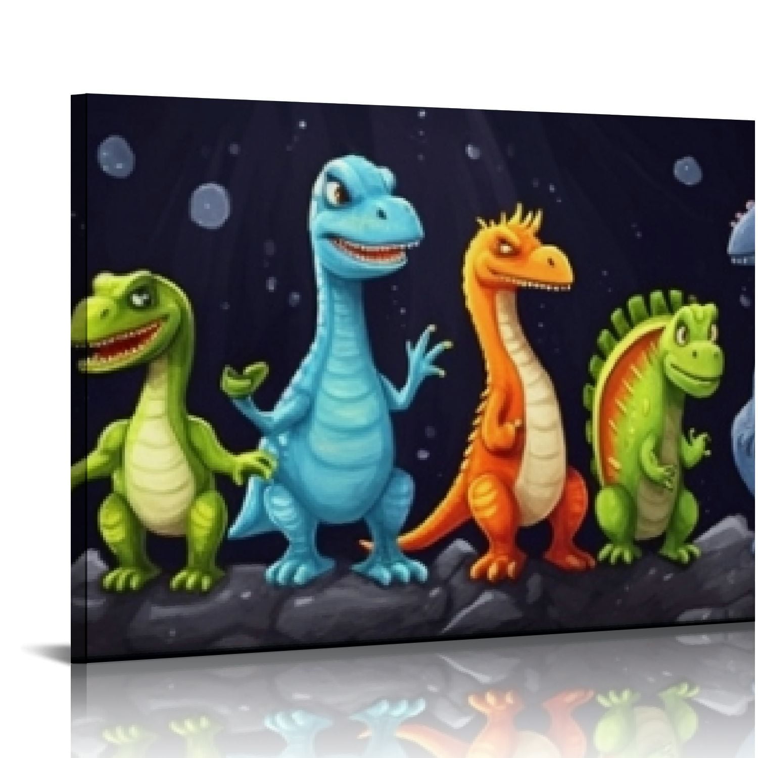 MLJA Dinosaur Wall Art for Bedroom God Say You are Unique Pictures Wall ...