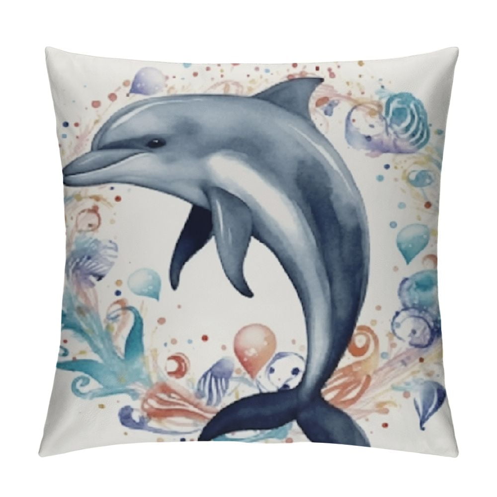 COMIO Dolphin Gifts,Dolphin Decor,Dolphin Pillow Covers ,Dolphin Gifts ...