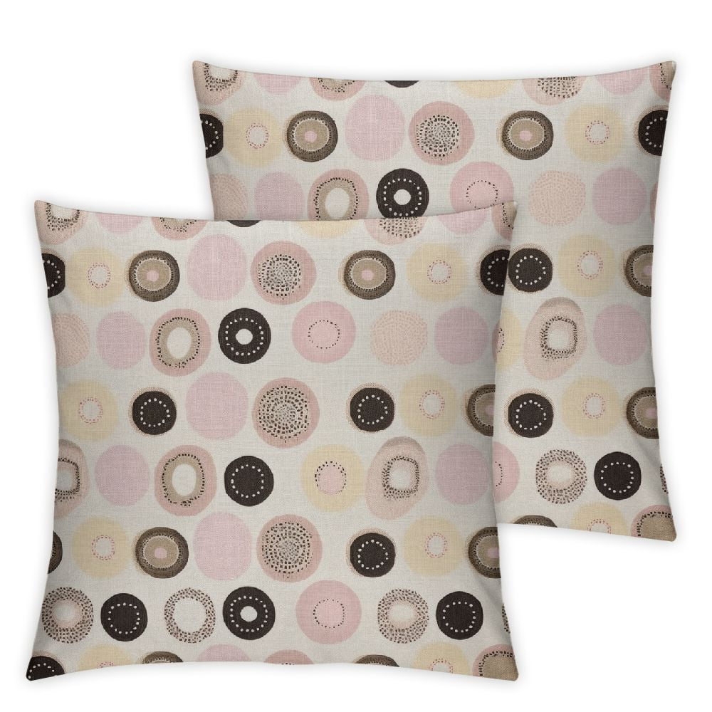 COMIO Donut Pattern Soft Throw Pillow Covers Pillowcases Decorative for ...