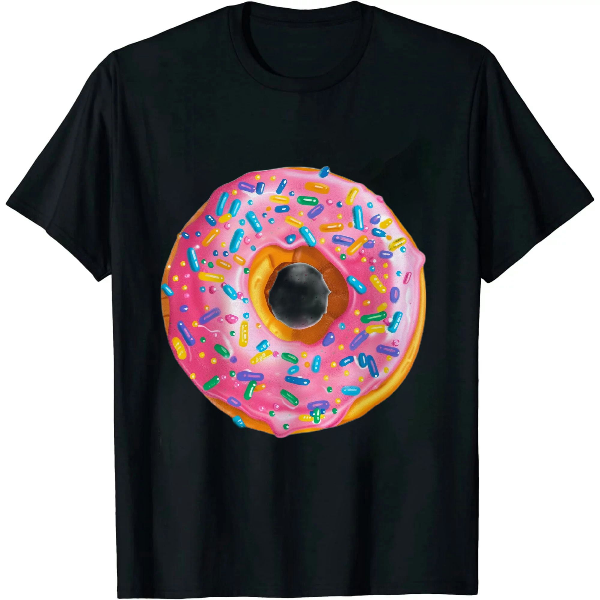 COMIO Donut T-Shirt Doughnut Costume Shirt T-Shirt - Walmart.com