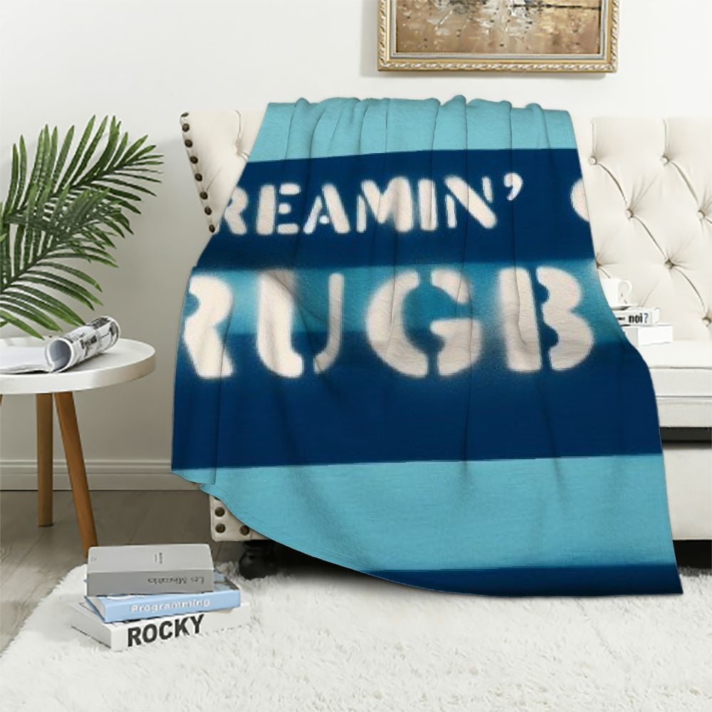 YANMS of Rugby Blanket - Funny Player Team , Plush Throw, Birthday ...