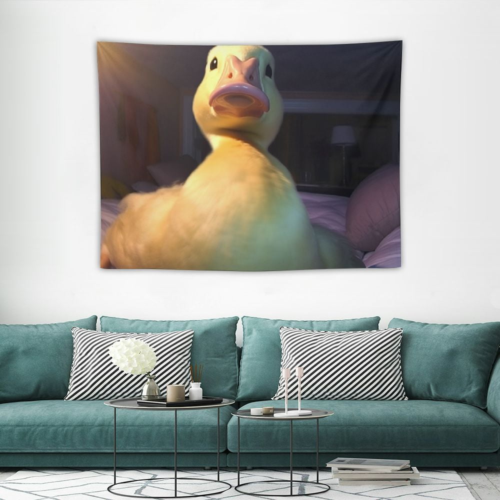 COMIO Duck Tapestry Wall Hanging College Dorm Decor Funny Tapestries ...