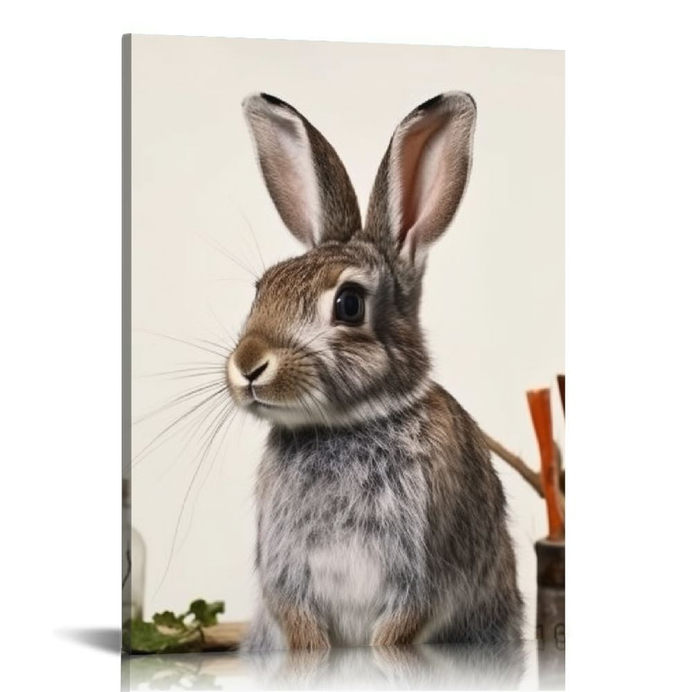 MLJA Easter Nursery Bunny Wall Art Prints Kids Room Cute Decor Baby ...