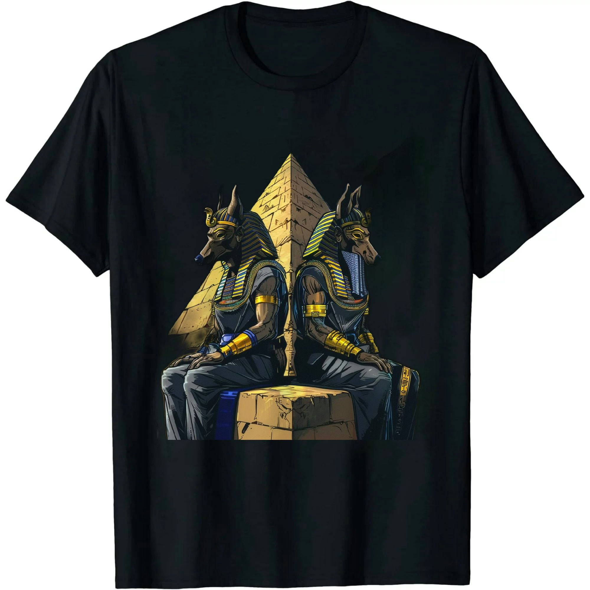 COMIO Egyptian Gods Anubis Ra Eye Of Horus Pyramids Ankh Mythology T ...