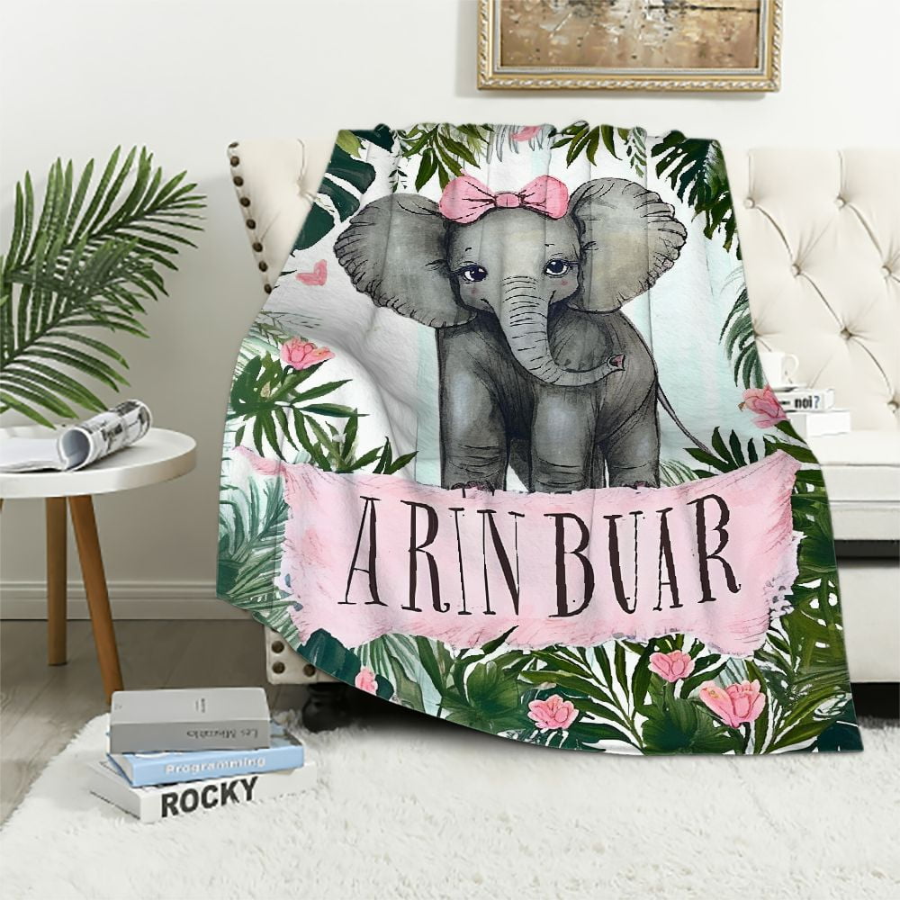 COMIO Elephant Blanket Gifts for Women Elephant Gifts for Elephant ...