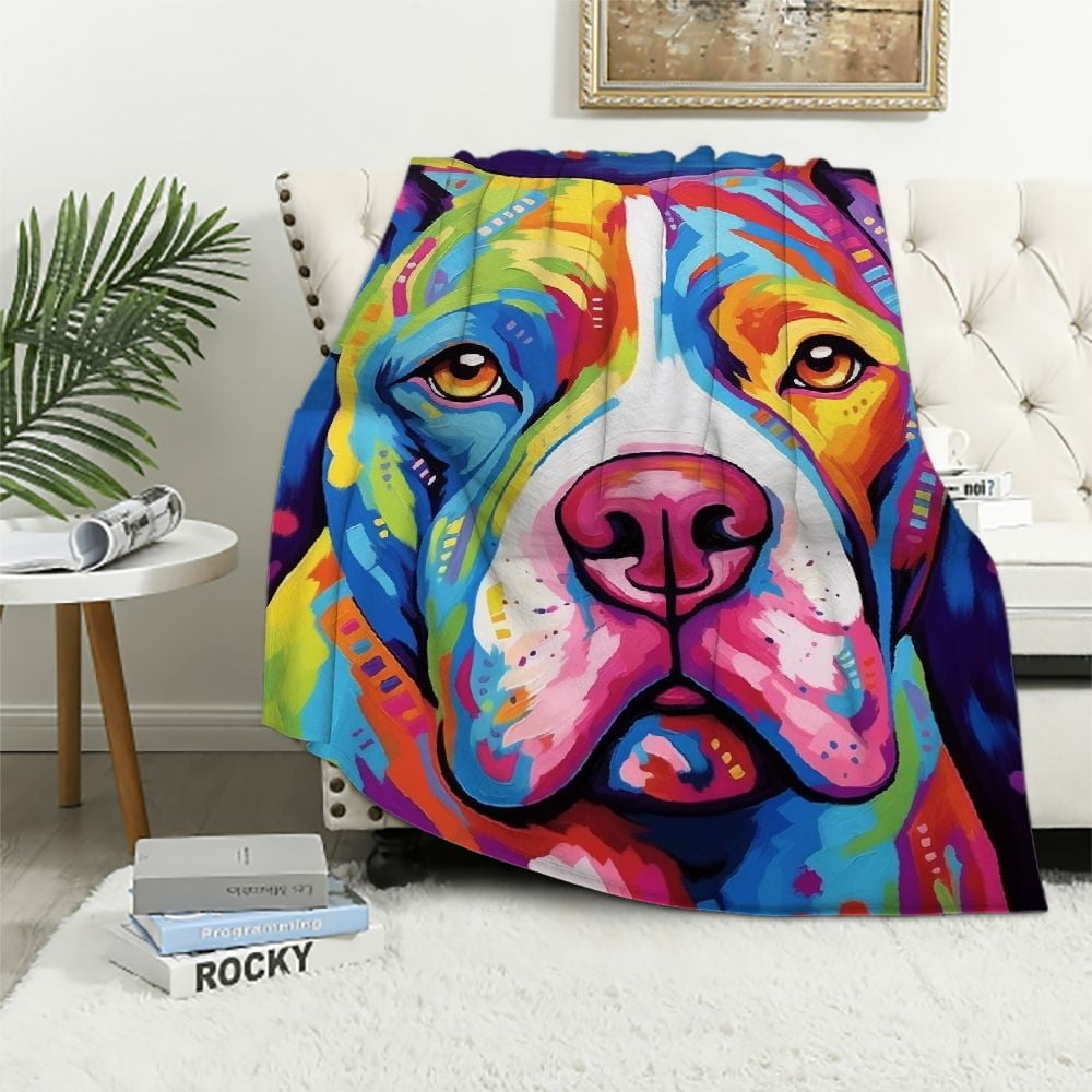 COMIO English Gifts for Lovers, English Blanket, Cute Colorful Art ...