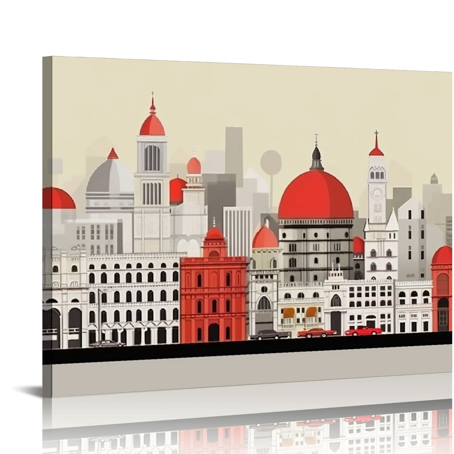 COMIO FLORENCE Poster, Florence Italy Illustration Skyline City Poster ...