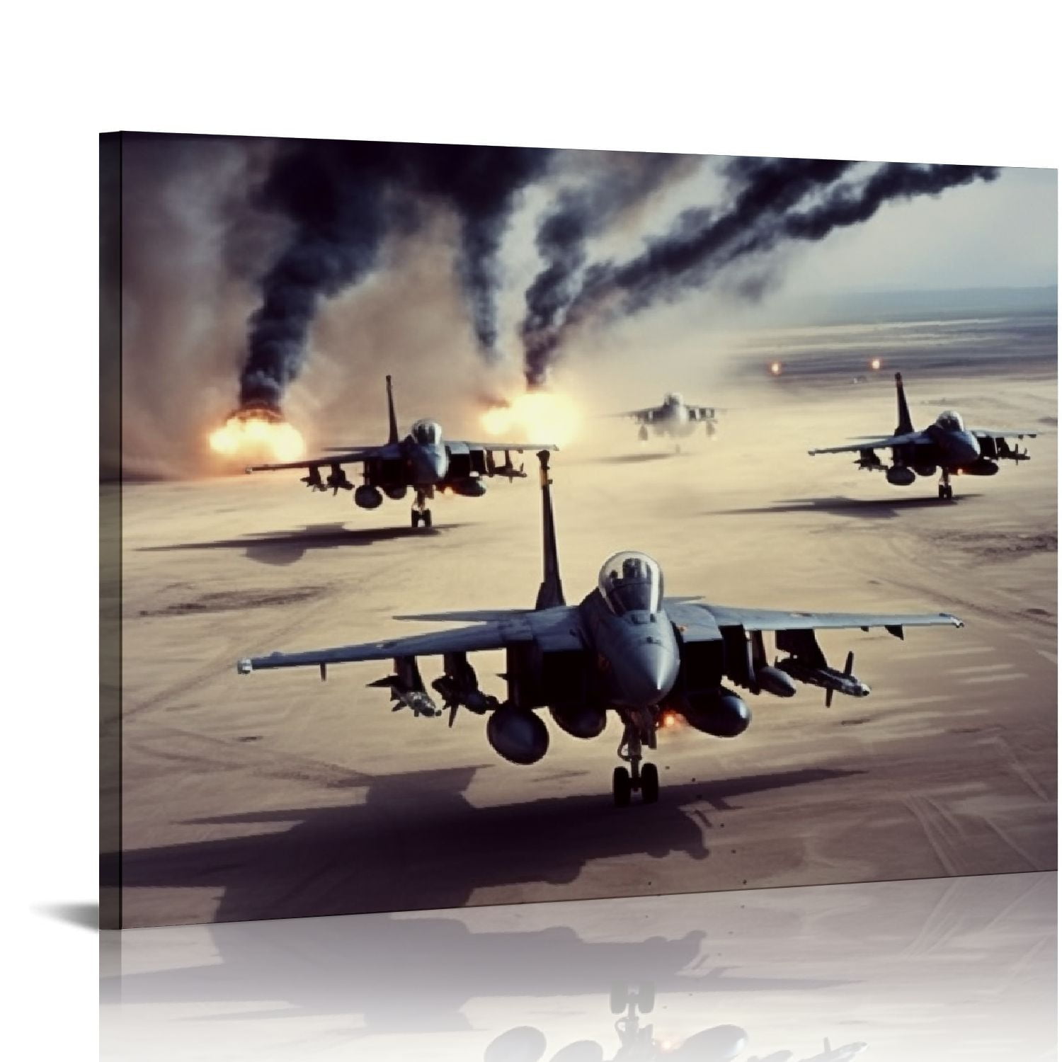 COMIO Falcon Eagle Desert Storm Fighting Falcon Strike Eagle Poster ...