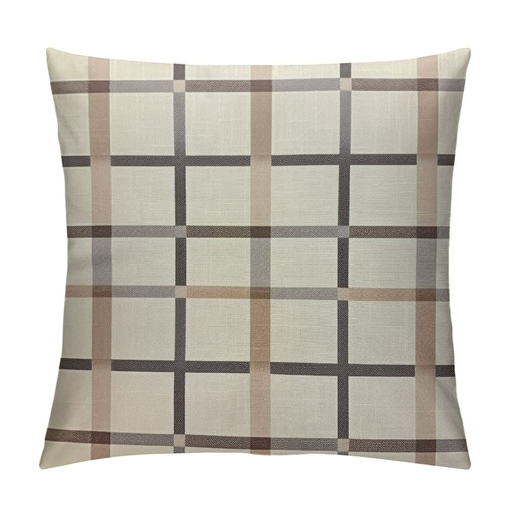 COMIO Fall Buffalo Check Throw Pillow Covers, Autumn Farmhouse Plaid ...