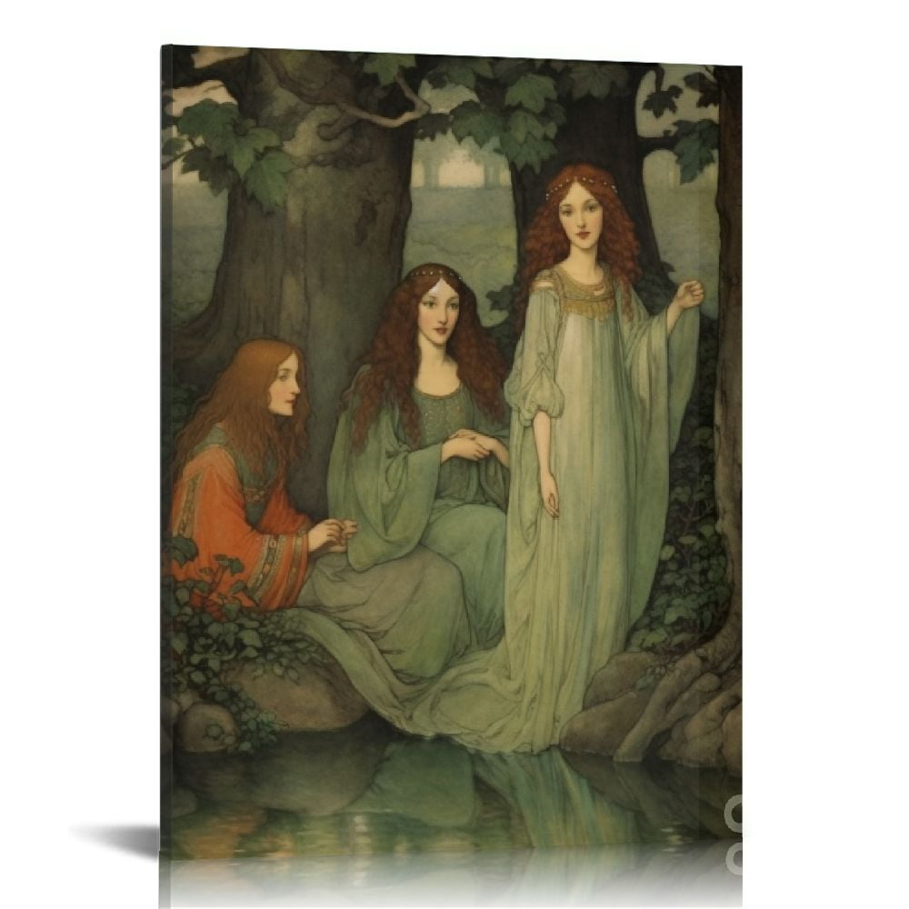 COMIO Famous Art Reproduction - "the Fairy of the Garden" - Famous ...